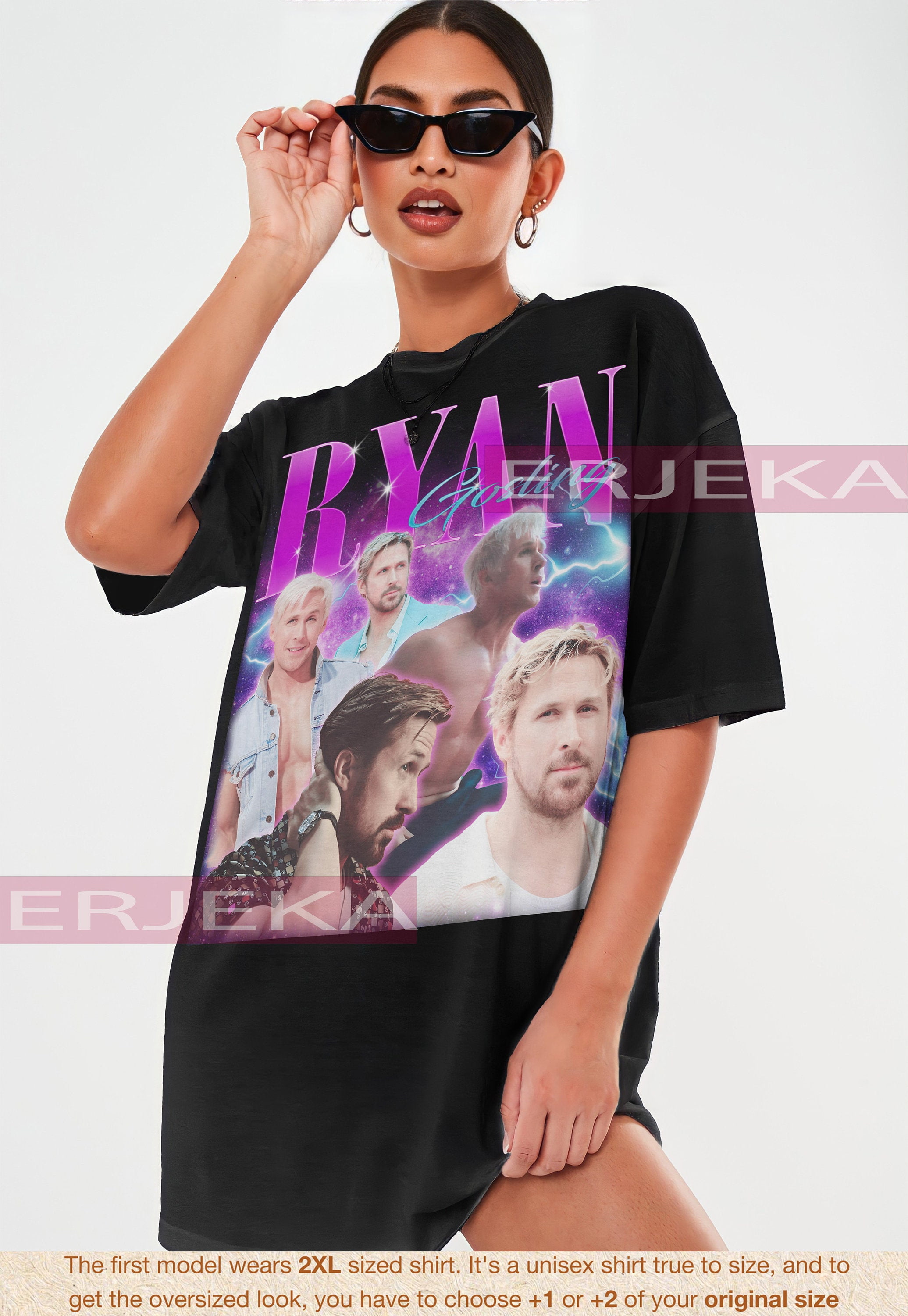 Ryan Gosling Vintage T-shirt - Ryan Gosling Homage Tees Ryan Gosling ...