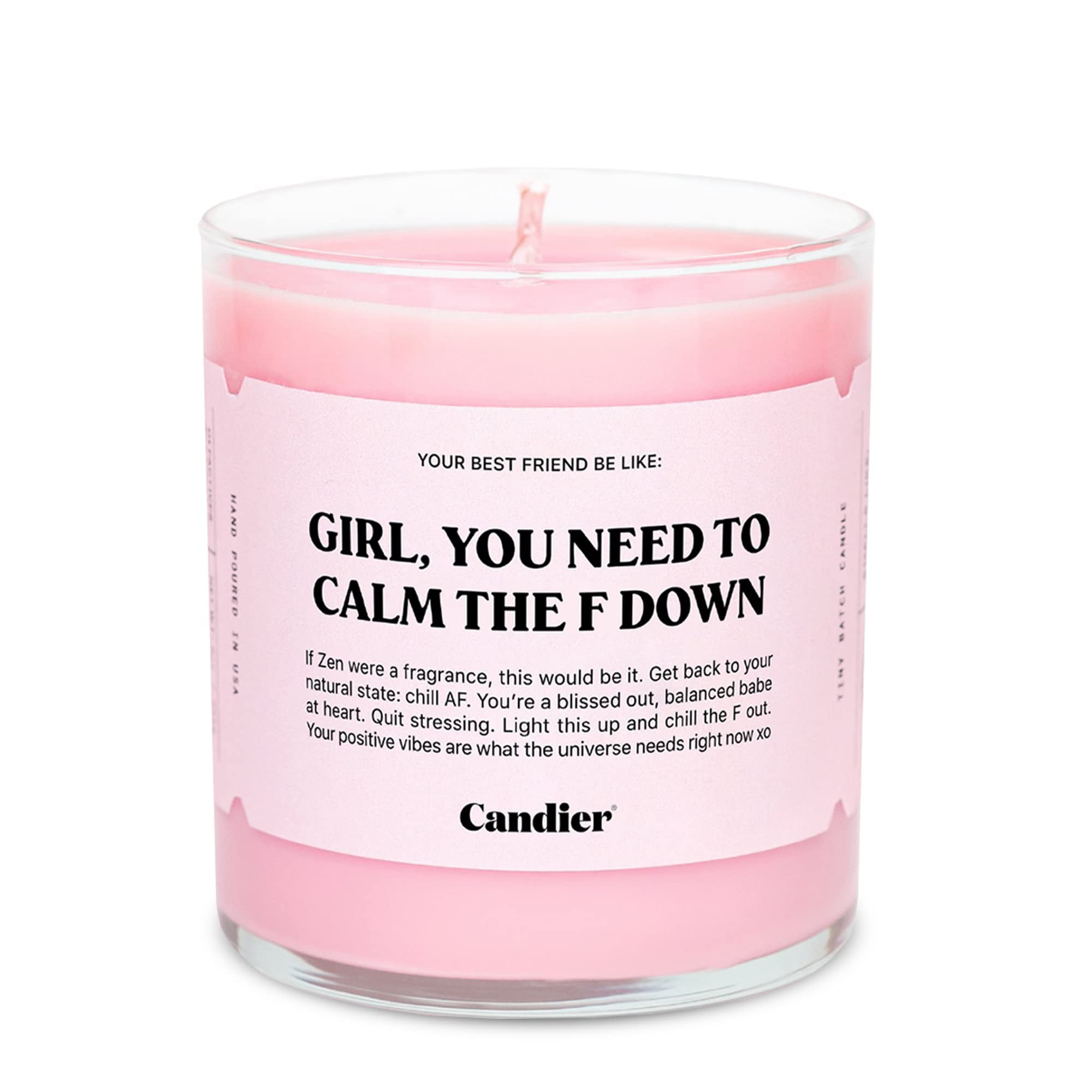 Ryan Porter Calm The F Down Candles - 100% Vegan - Made of Hand-Poured ...