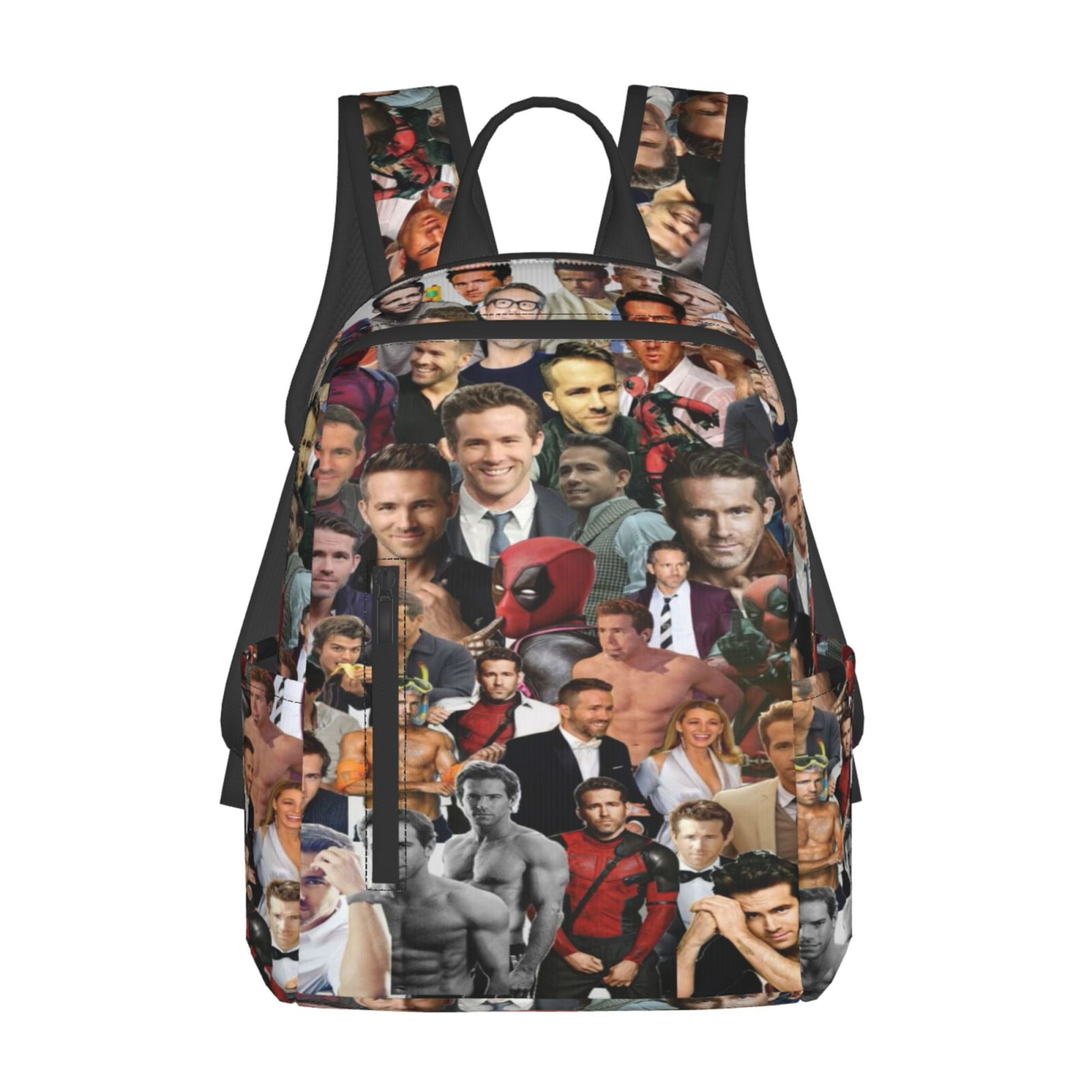 Ryan Reynolds Laptop Backpack with Compartment Cartoon Printed Laptop ...