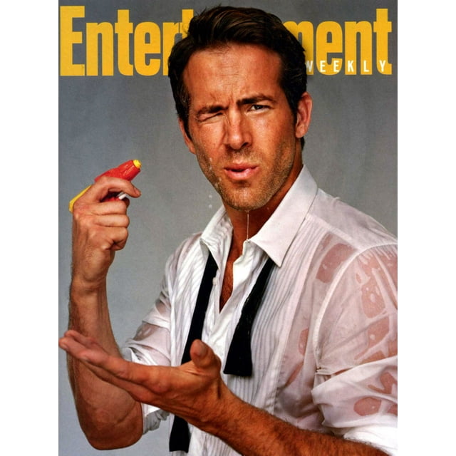 Ryan Reynolds Poster Entertainment Weekly Art Poster 24x36 Multi-Color ...