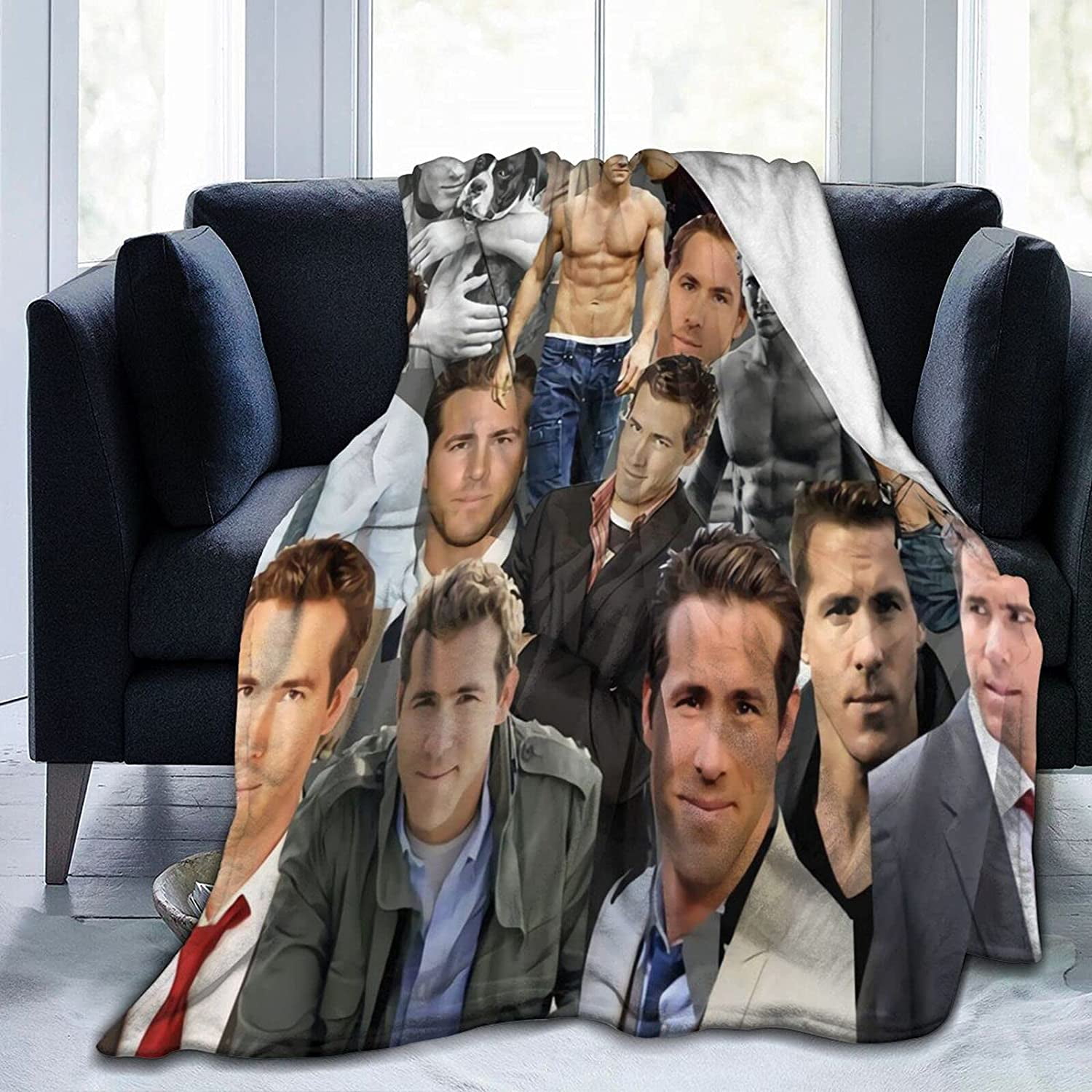 Ryan Reynolds Soft and Comfortable Warm Fleece Blanket for Sofa, Bed ...