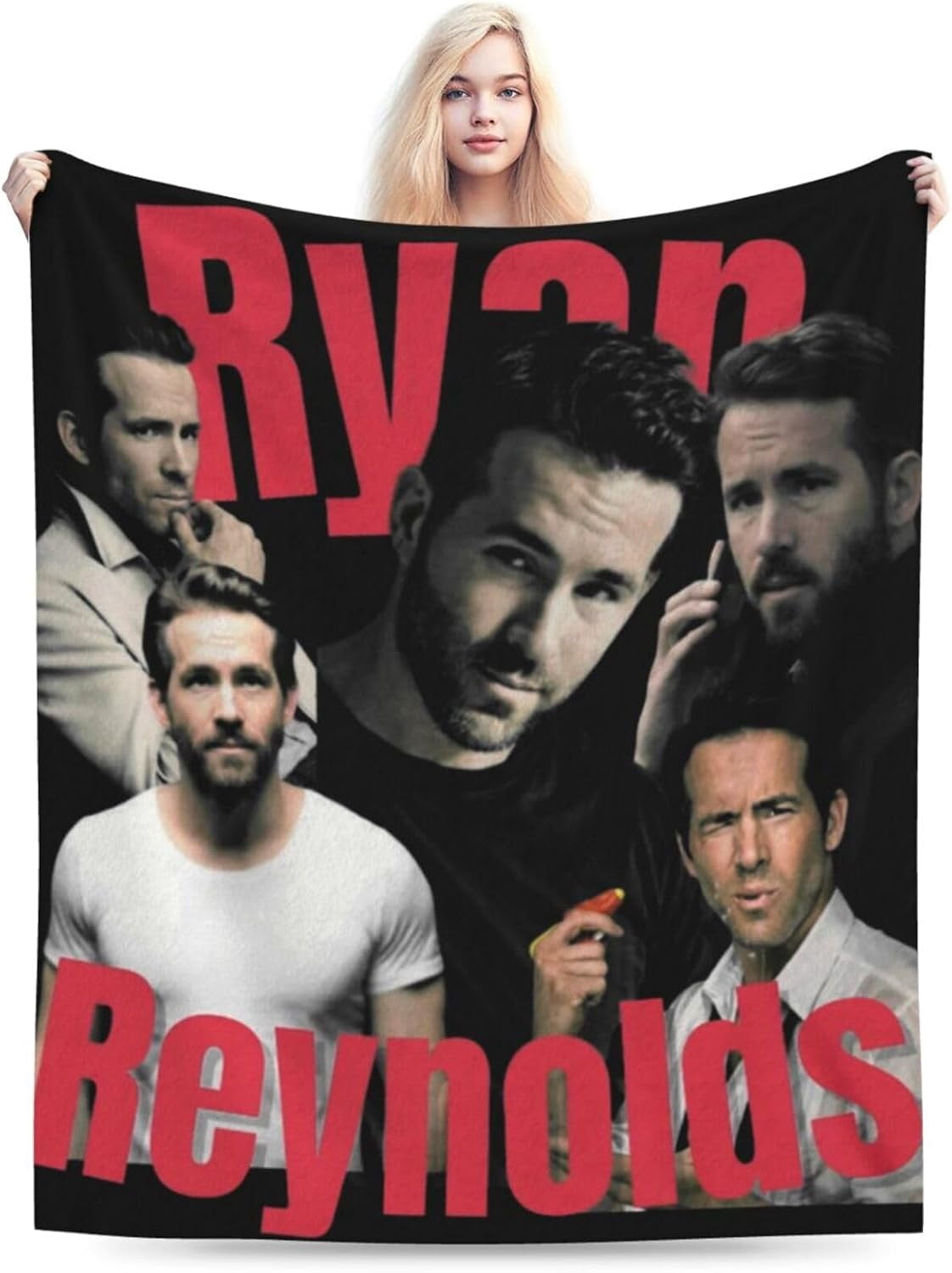 Ryan Reynolds Throw Blanket Flannel Blanket Warm Soft Microfiber ...