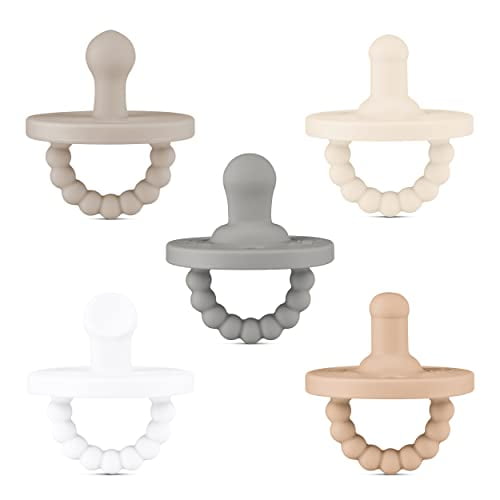 Ryan & Rose Cutie PAT Pacifier Teether (Starter Kit, Neutral) - Walmart.com