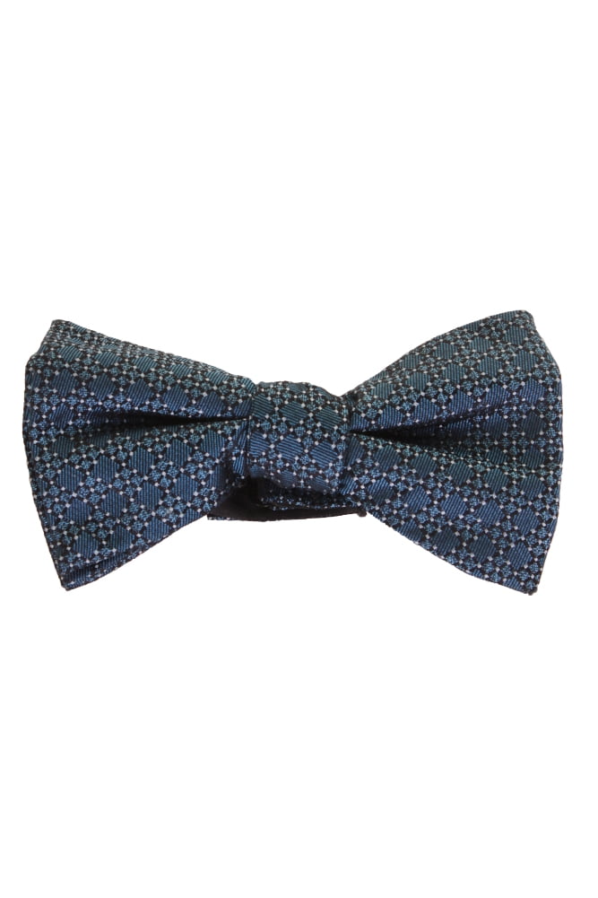 Ryan Seacrest Distinction Men'S Teal Cambria Neat Pre-Tied Bow Tie OS ...