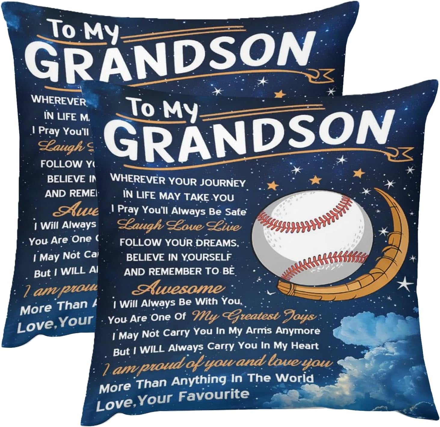 Ryan; Set of 2 Grandson Gift I Am Proud of You and Love You More Than ...