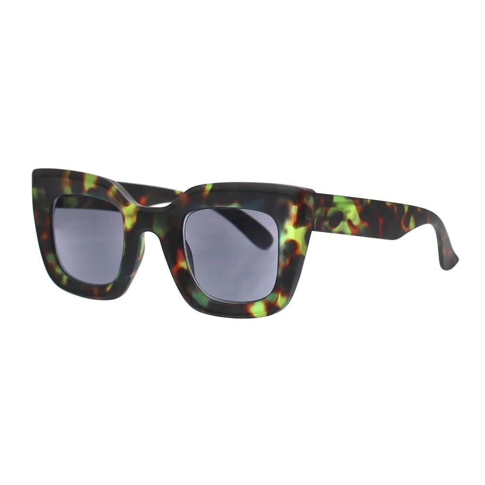 Ryan Simkhai Eyeshop NIA Sun Readers Green Black Tortoise ...
