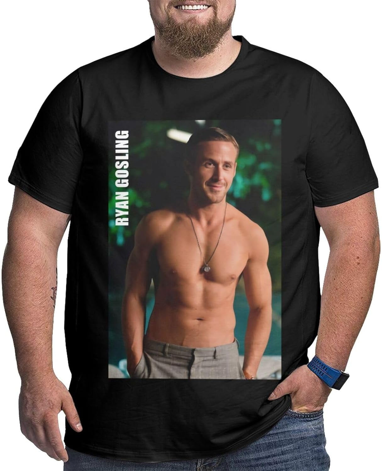 Ryan Star Gosling Leak Navel T Shirt Female Casual Tops Summer Round ...