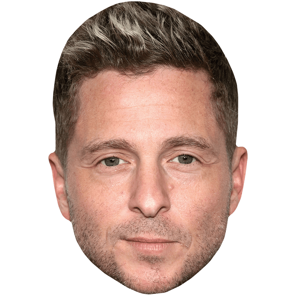 Ryan Tedder (Stubble) Celebrity Mask, Flat Card Face, Fancy Dress Mask ...