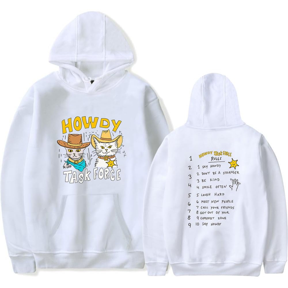 Ryan Trahan Howdy Task Force Hoodie Women Men Hooded Sweatshirt Casual ...