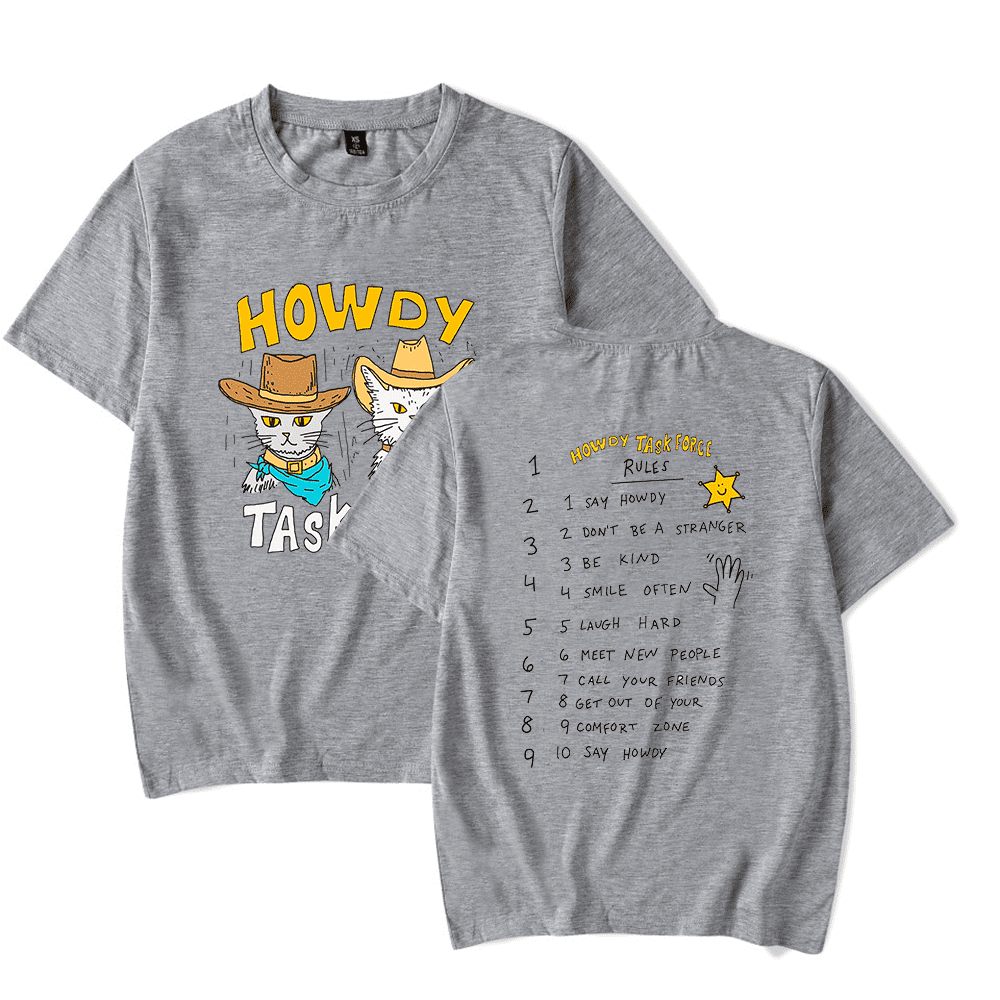 Ryan Trahan The Howdy Howdy Task Force Merch T-Shirt Adults Men/Women ...