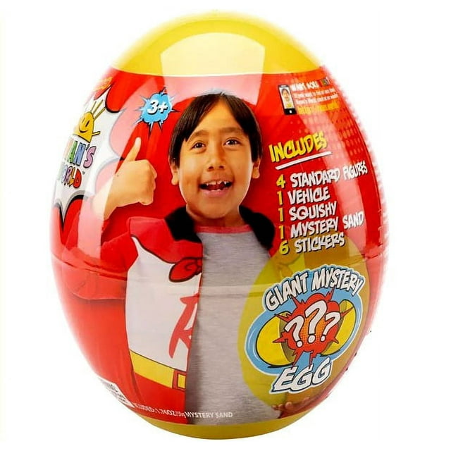 Ryan's World Big Toys: Giant Egg Mystery Surprise - Walmart.com