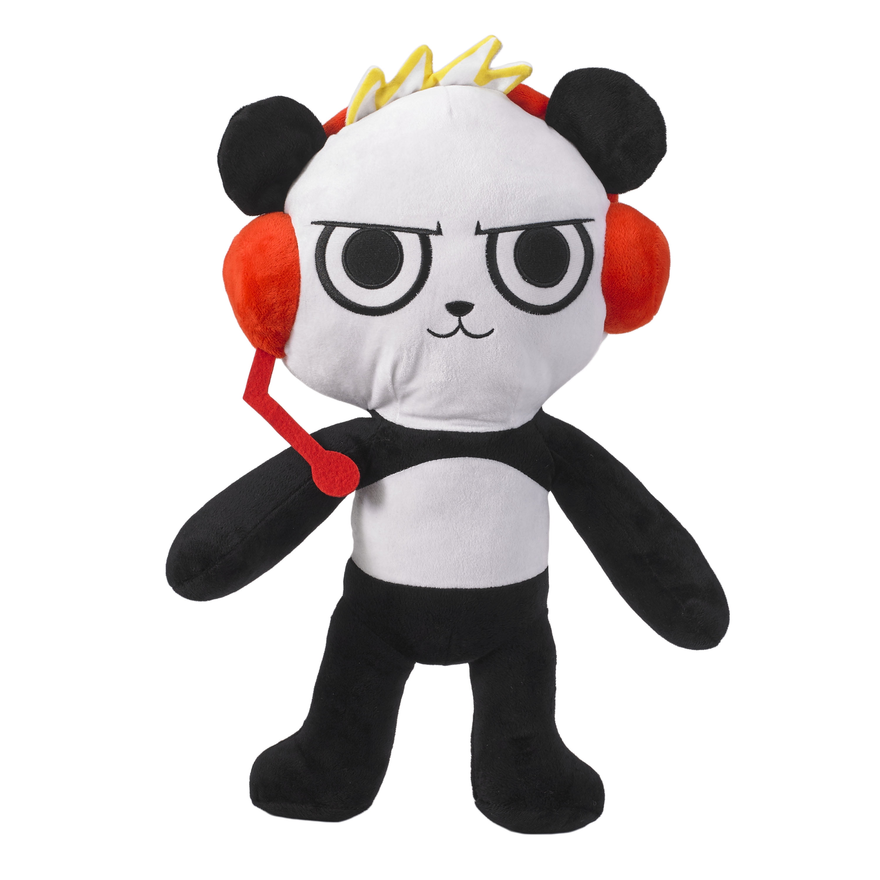 Ryan's World Plushie Panda Stuffed Animal Toy: Kids Snuggle and ...