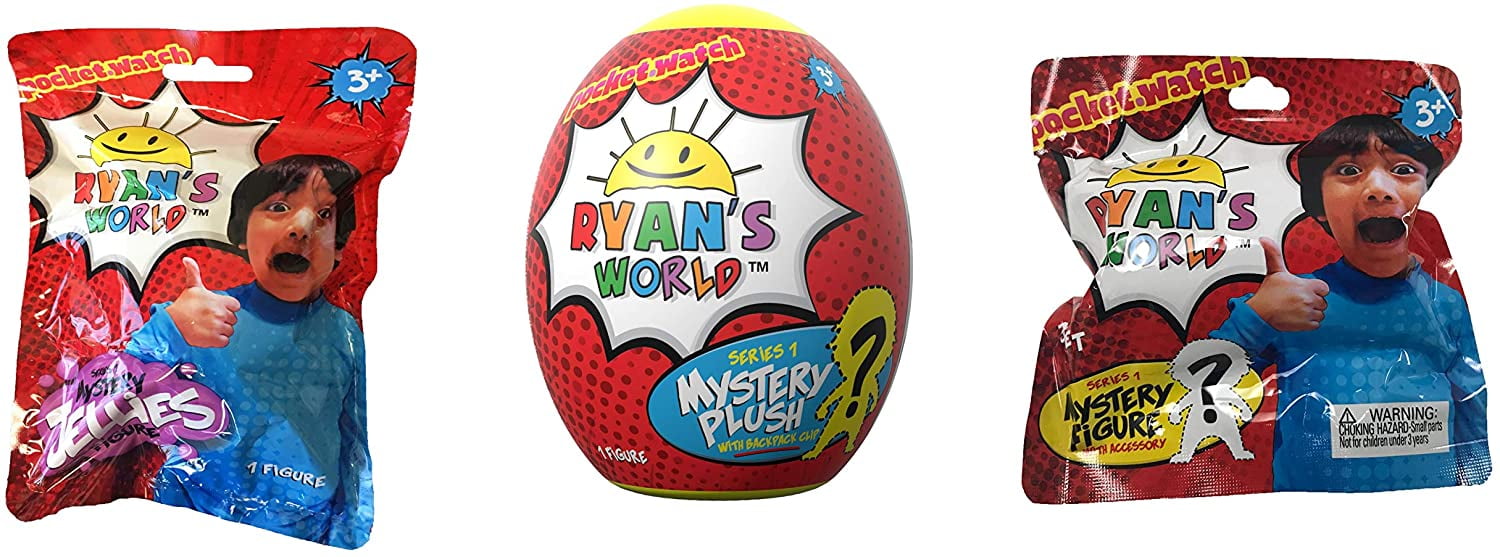 RYAN'S WORLD Ultimate Mystery Series Surprise Lot: 3 Items - Figures ...