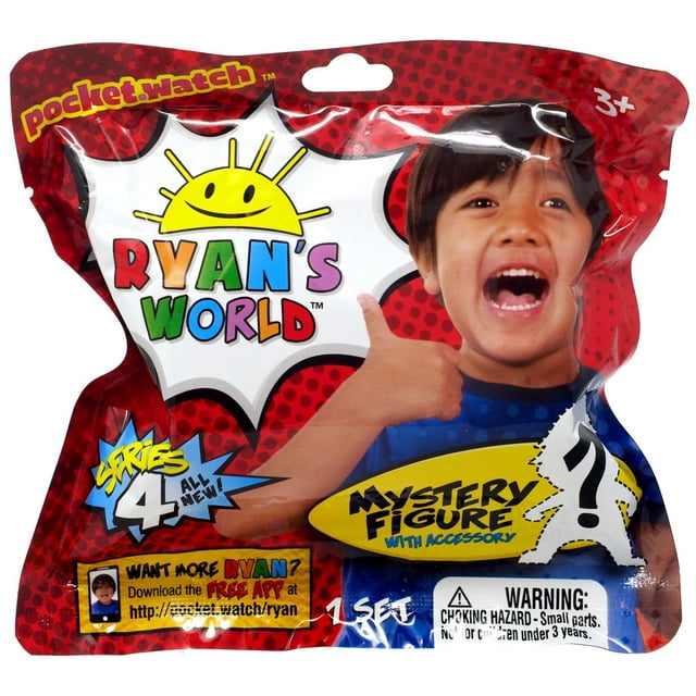 Ryan's World Mini Figure with Accessory Series 4 Mystery Pack - Walmart.com