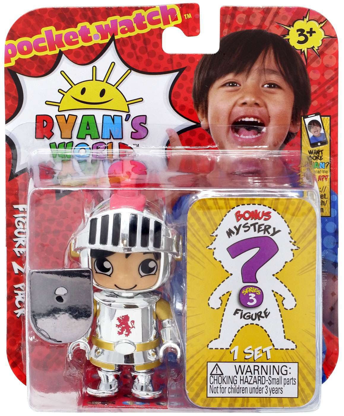 Ryan's World Series 3 Knight Ryan & Mystery Action Figure 2-Pack ...