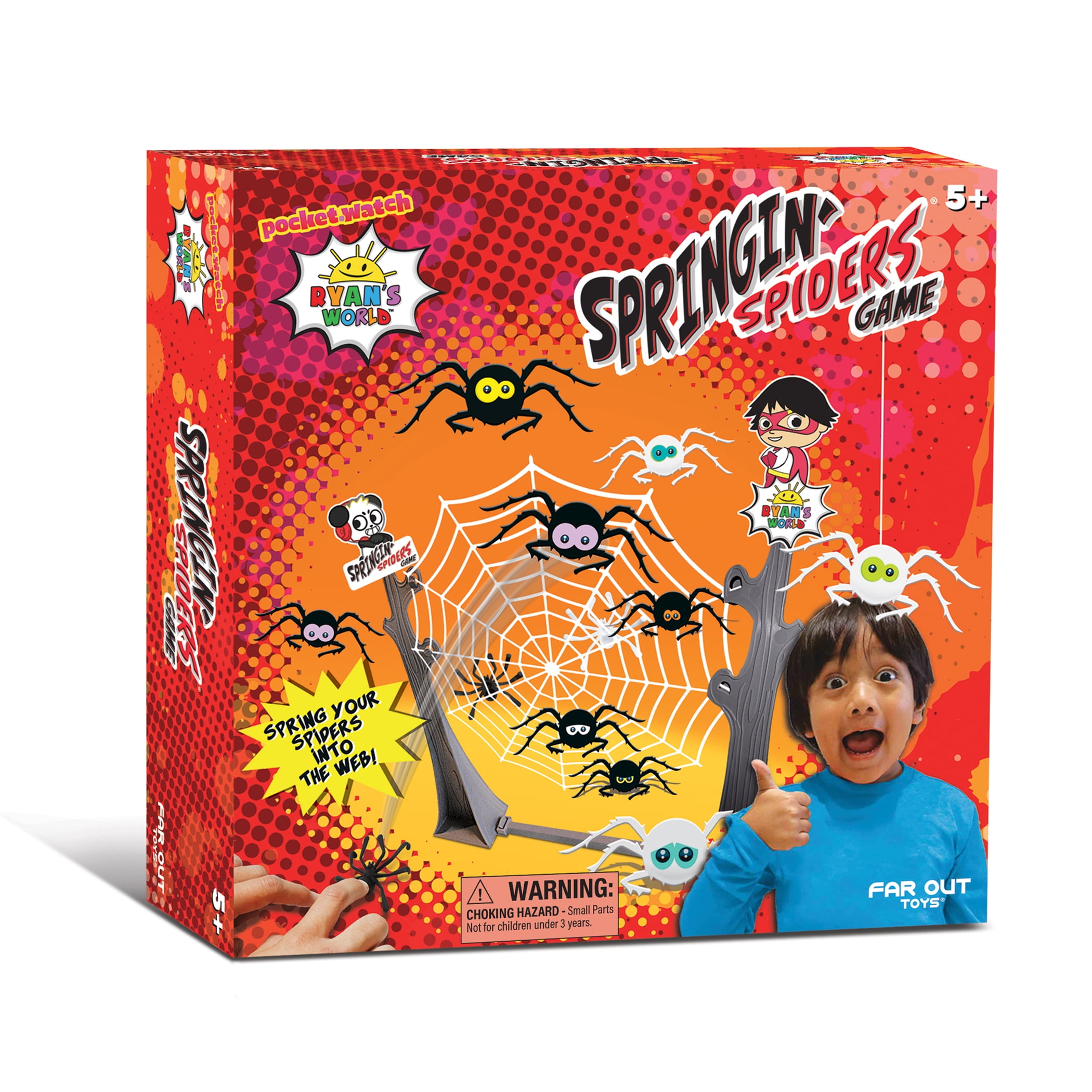 Ryan's World Springin' Spiders Board Game for Kids - Walmart.com