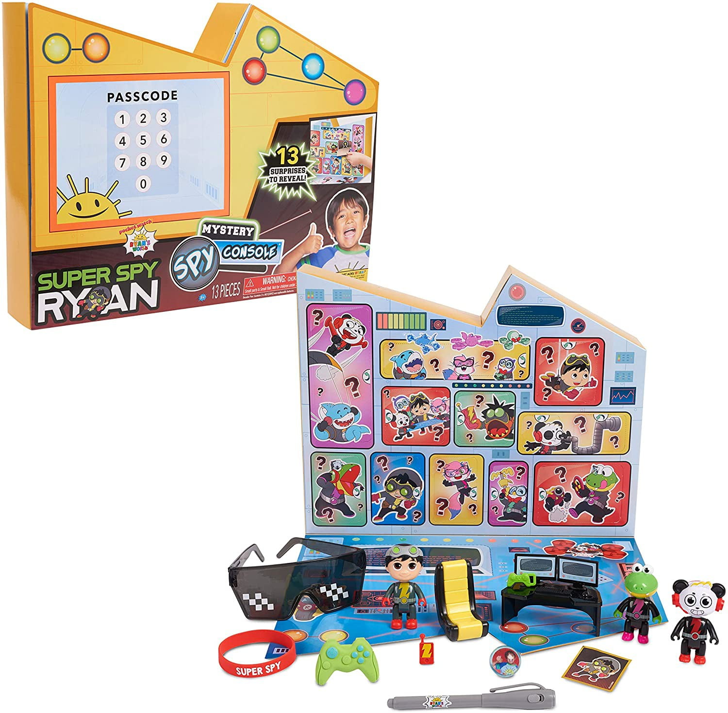 Ryan's World Super Spy Golden Console Mystery Surprise - Walmart.com