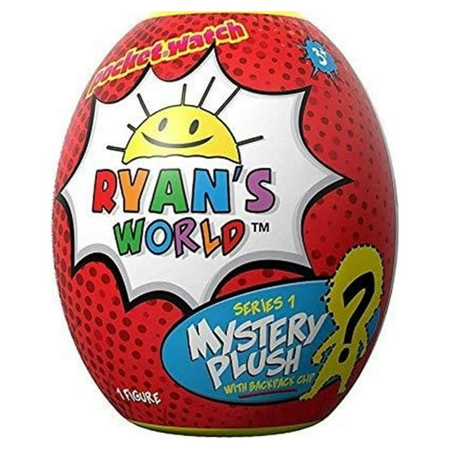 Bonkers Ryan's World Surprise Egg Plush Figure Series 1 Mystery Doll ...