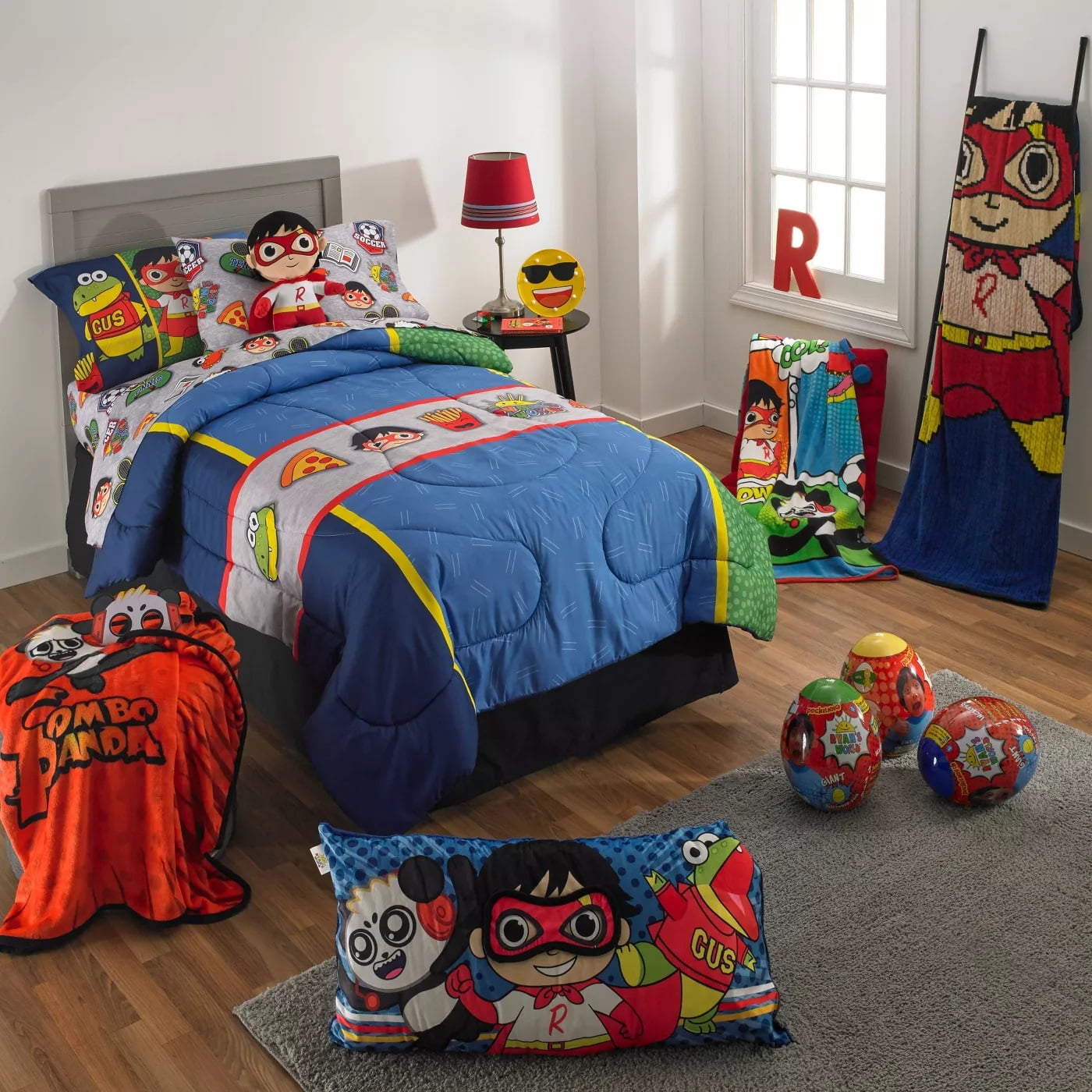 Ryan's World Twin Comforter, Bedding Set for Kids, Sheets, Cuddle ...