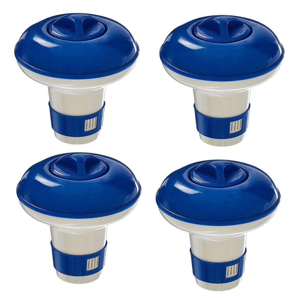 RyanK Clearance,Pool Cleaning Tools,4PC Deluxe Large Blue and White ...