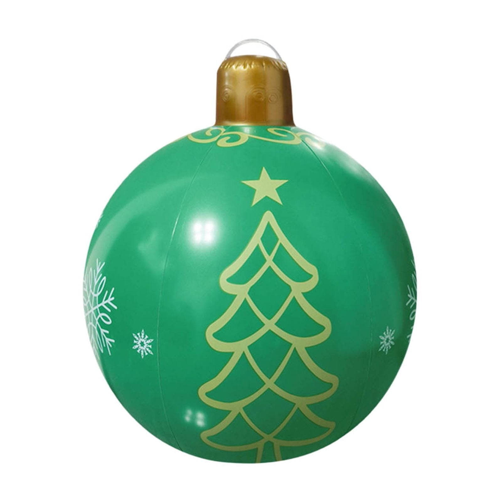 RyanK Giant PVC Inflatable Christmas Ball 25 Inch Xmas Blow up ...