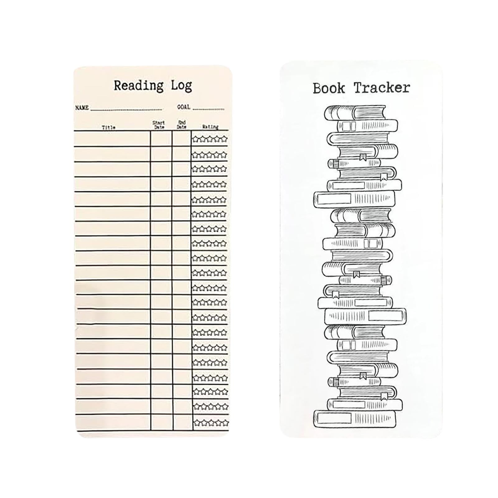RyanK Reading List Bookmark Tracker Personal Libraries Cards Book ...