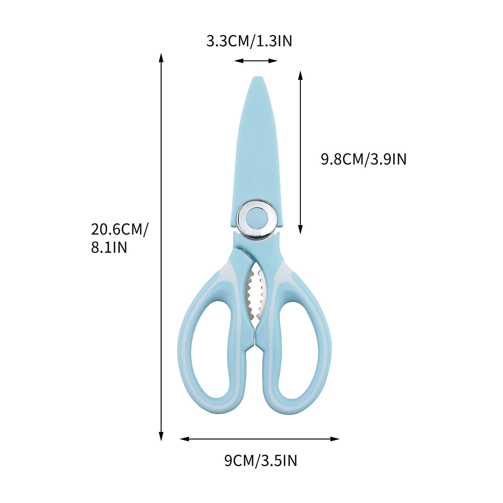 RyanK Scissors Kitchen Scissors Set Stainless Steel Kitchen Scissors ...