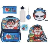 Ryans World School Backpack Set with Lunch Bag and Bookbag - 7 Piece ...