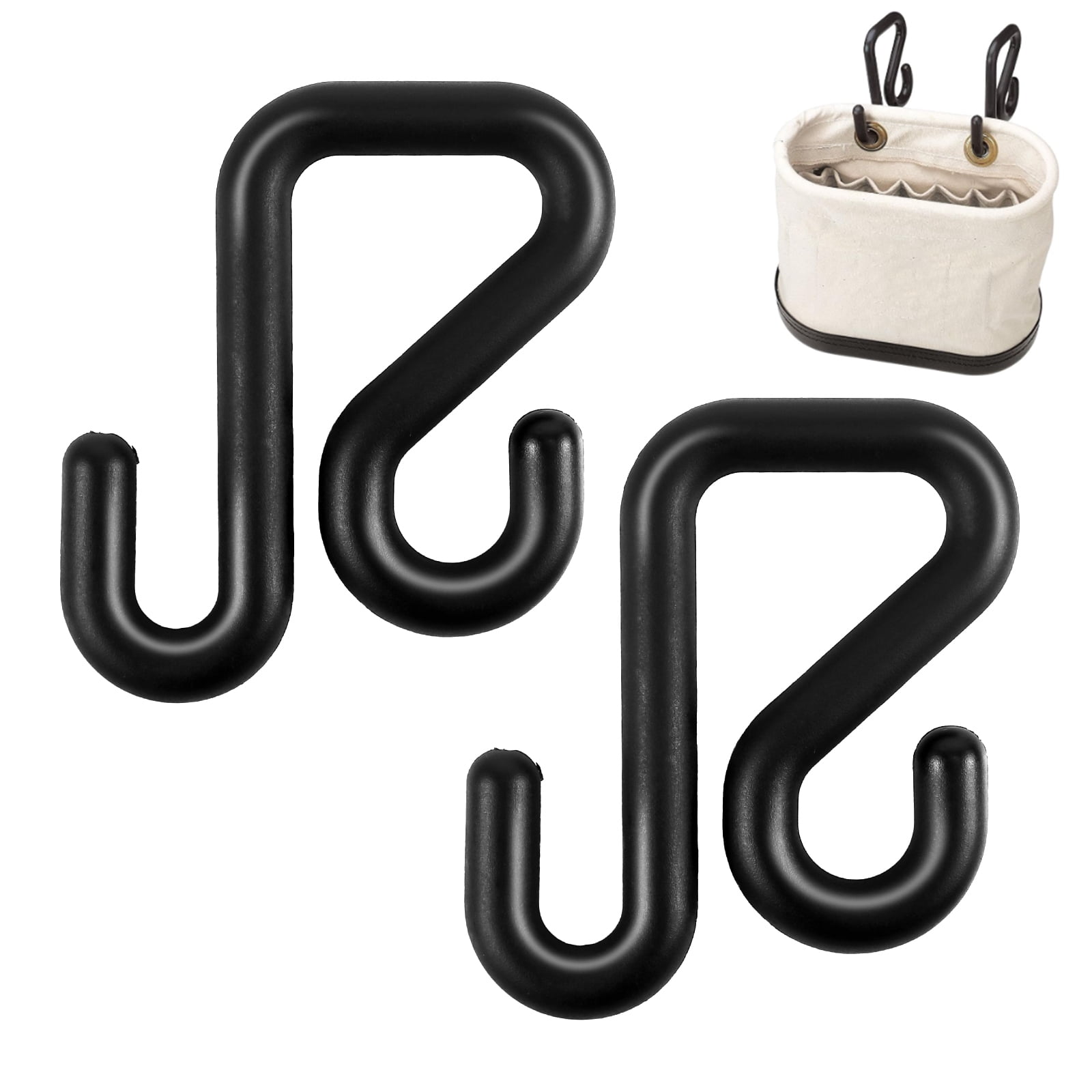 Ryanstar Racing 2-Pack Black 2-Inch Aerial Bucket Lip Bucket Hooks ...