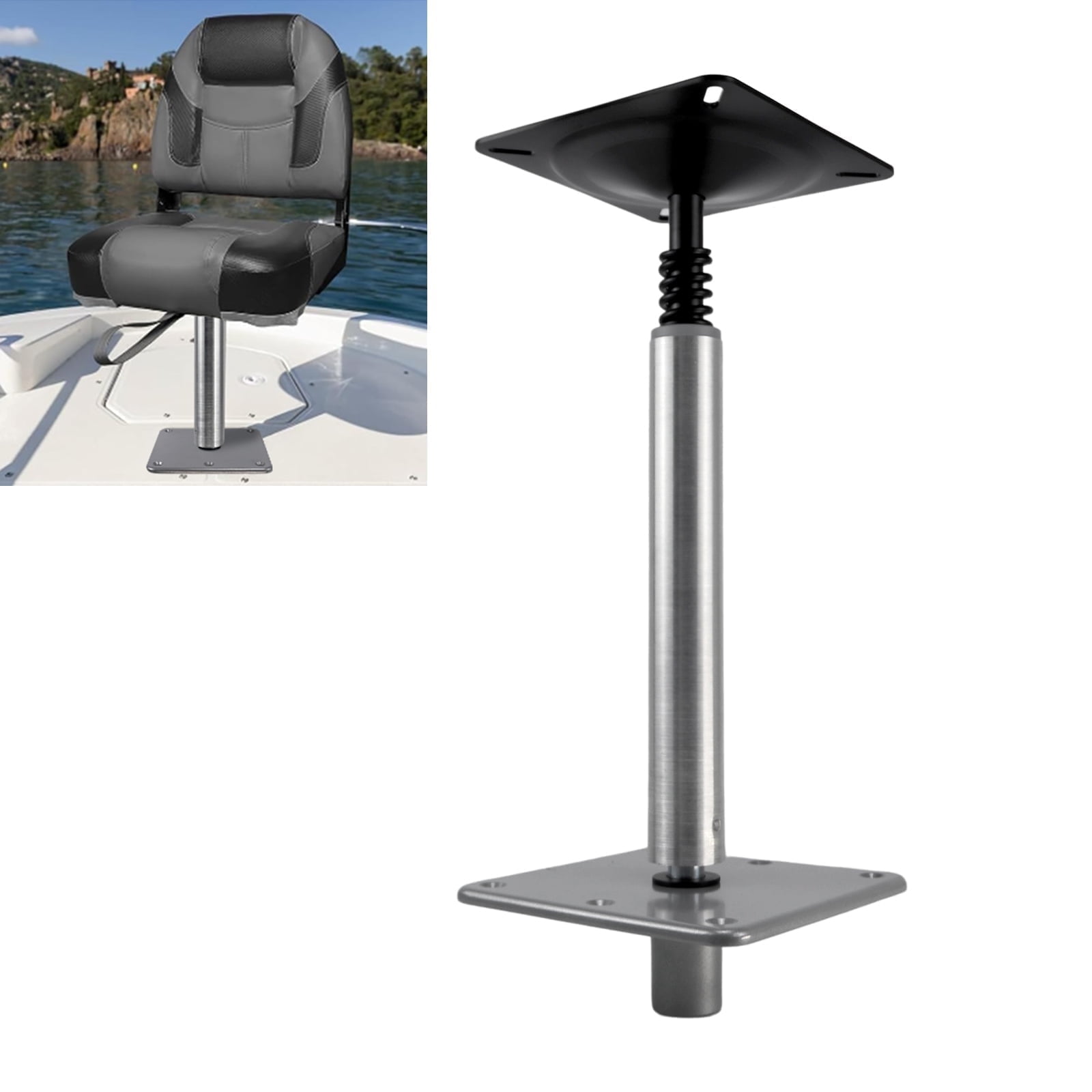 RYANSTAR RACING Boat Seating with Brushed Aluminum Finish, 11-Inch Post ...