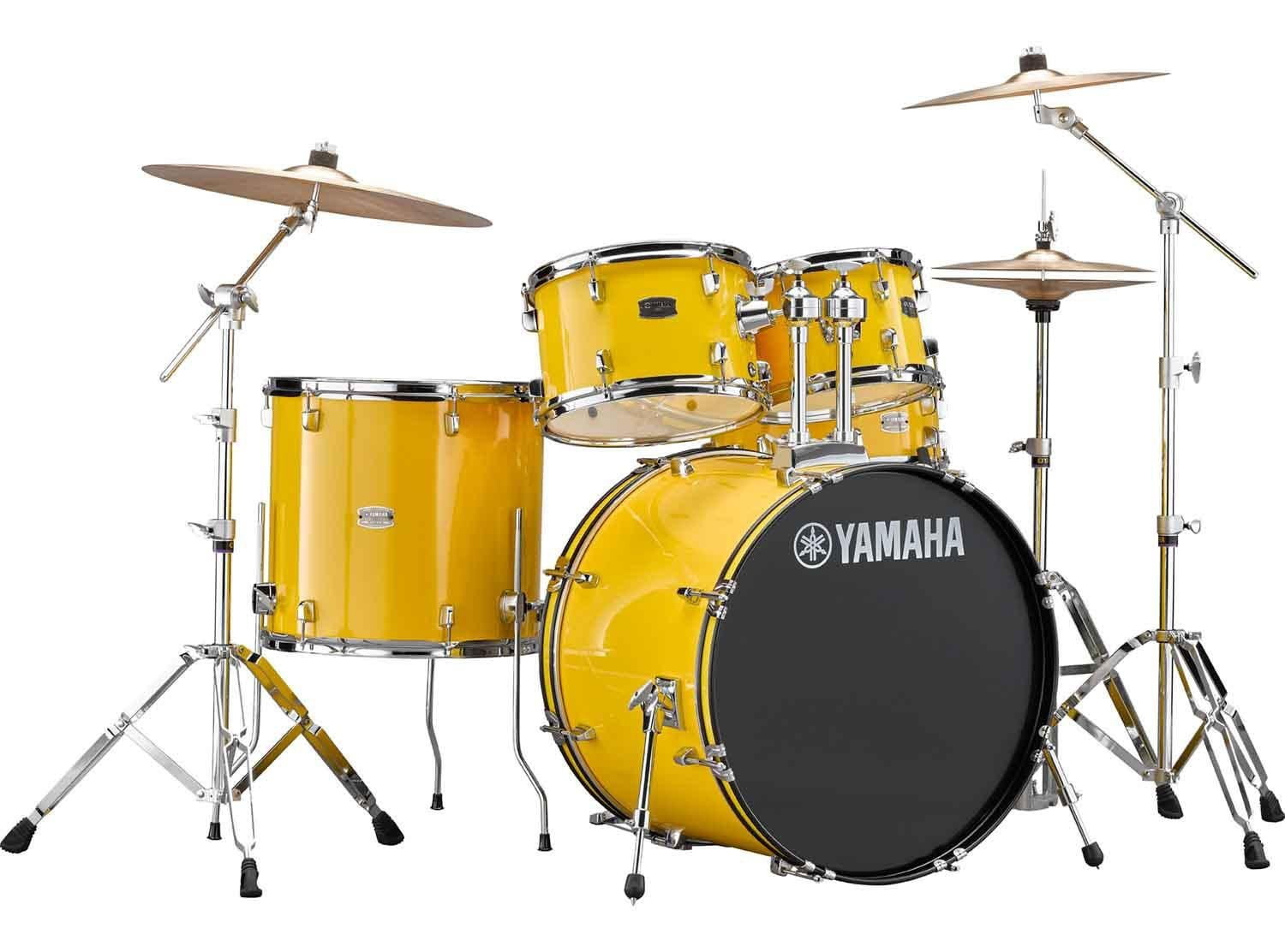 Rydeen 5-Piece Shell Pack - 22 inch Bass Drum Mellow Yellow - Walmart.com