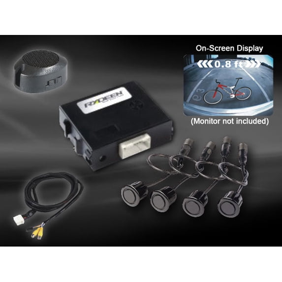 Rydeen BL-412PM Car Parking Backup Sensor System w/ On-Screen Video ...