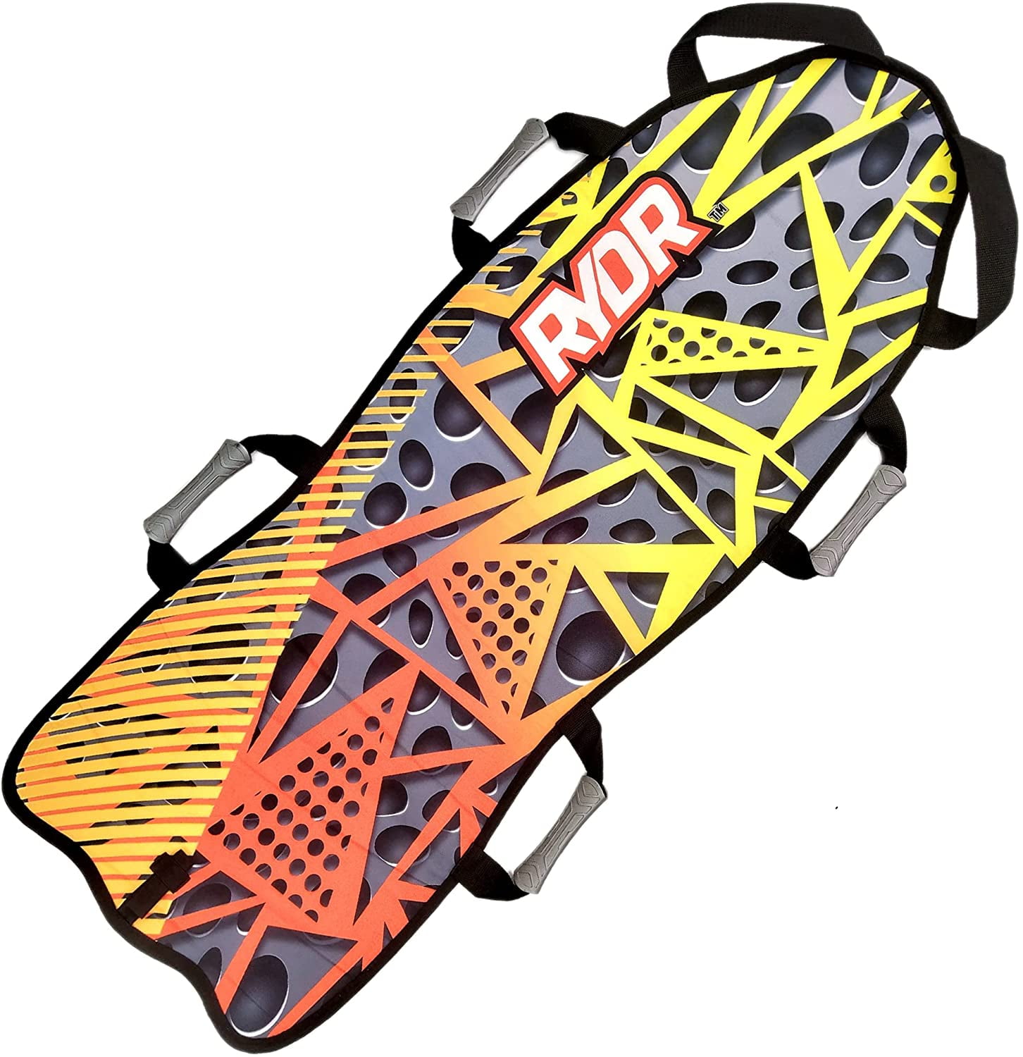 "Rydr: 45"" Dual Rider Roll-Up Snow Mat Sled, Foam, Multicolor ...