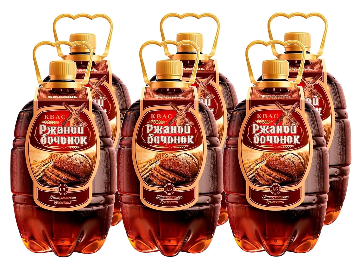 Rye Bread Soft Drink Kvass Natural-Fermentation Rye Barrel ...