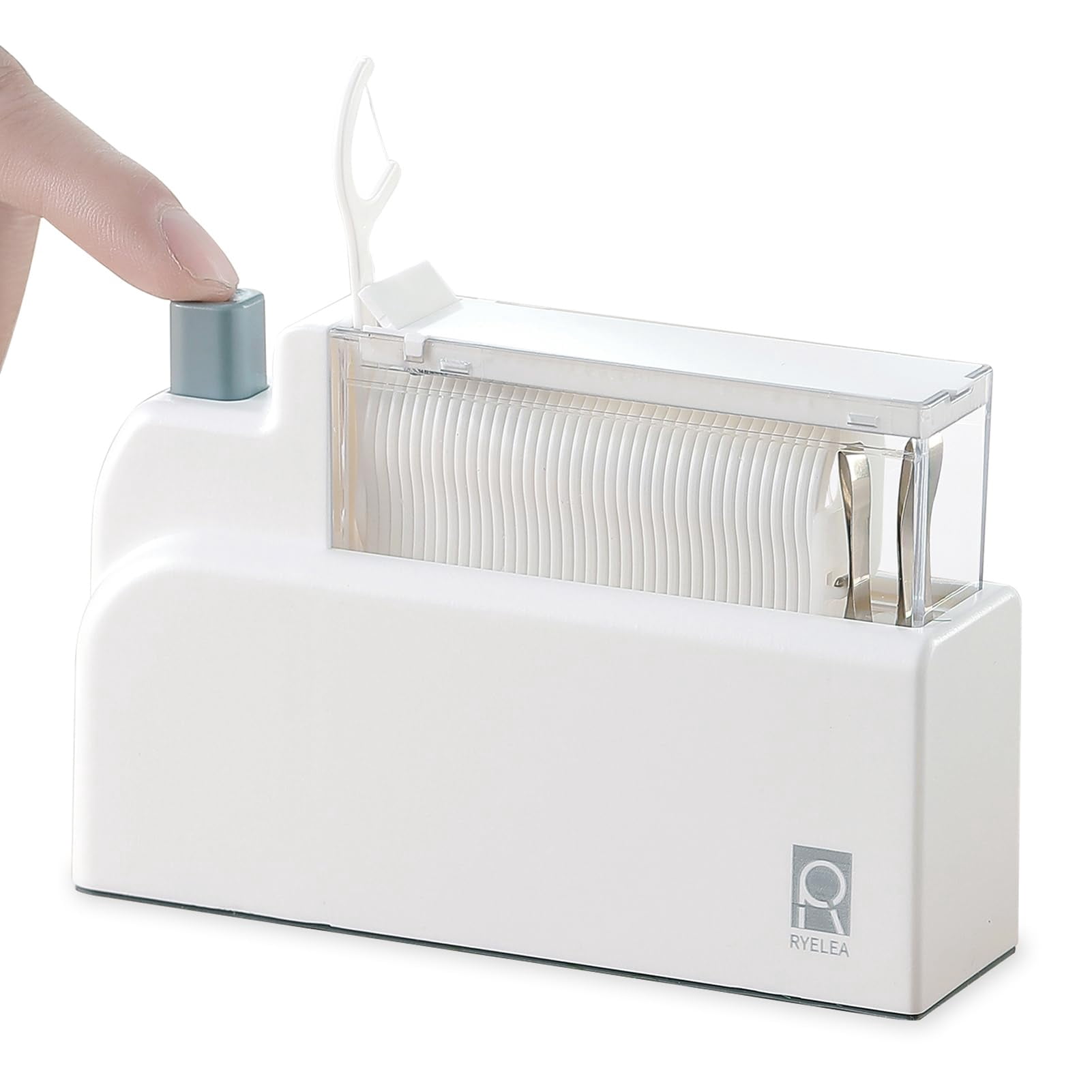 Ryelea Dental Floss Pick DHF10 Dispenser, Flosser Dispenser for On-The ...