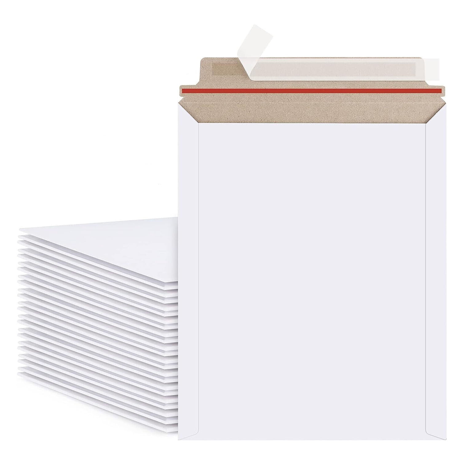 RyhamPaper 100 Rigid Flat Photo Document Mailers Cardboard Catalog ...