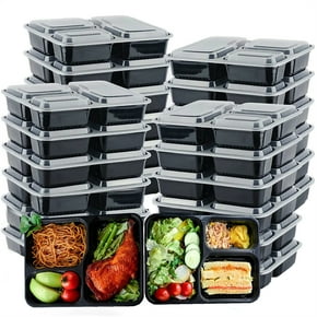 3-compartment Food Containers