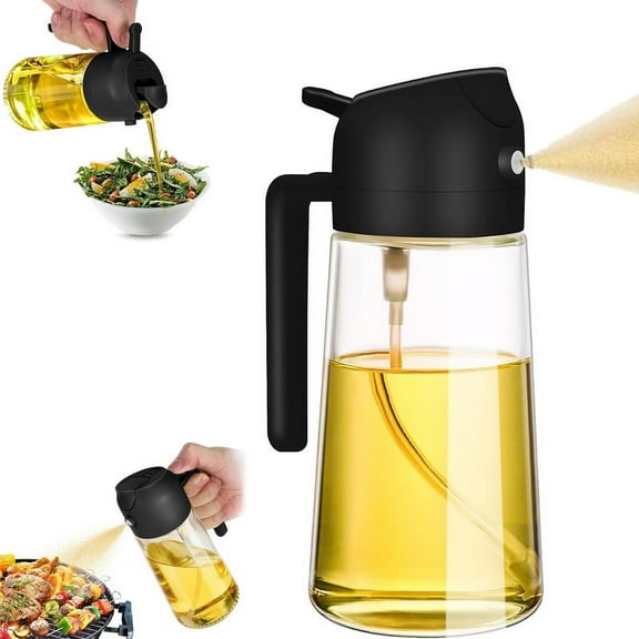 2in1 Glass Sprayer & Dispenser Olive Dispenser Bottle Spray Bottle For ...