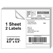 Knockout A5, Duplex Laser Shipping Label/Packing Slip, Shipping Label ...