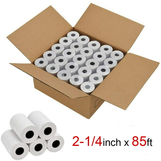 Ryhampaper 2 1/4" x 85' Thermal Paper Rolls, Cash Register Rolls Pos ...