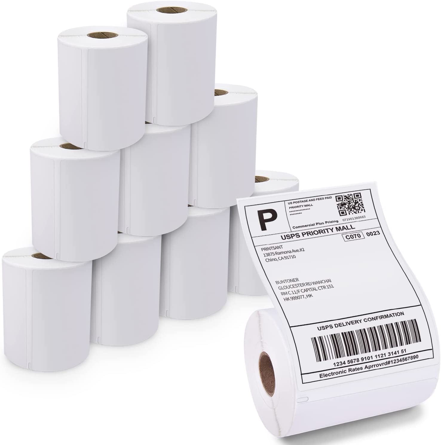 Ryhampaper Shipping Labels - 4" x 6" Thermal Postage Labels for 4XL ...