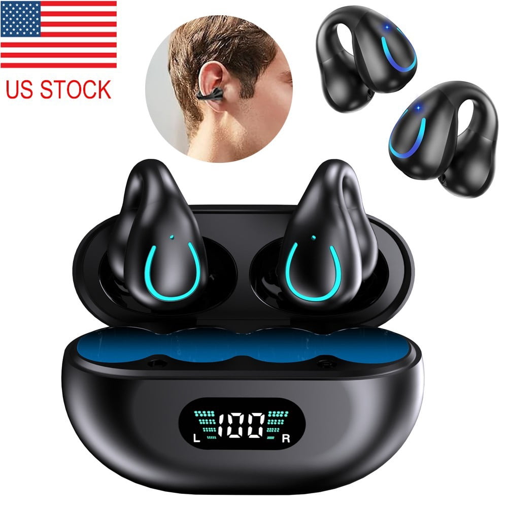Ryhampaper Wireless Bluetooth Earbuds with LED Display Charging Case ...