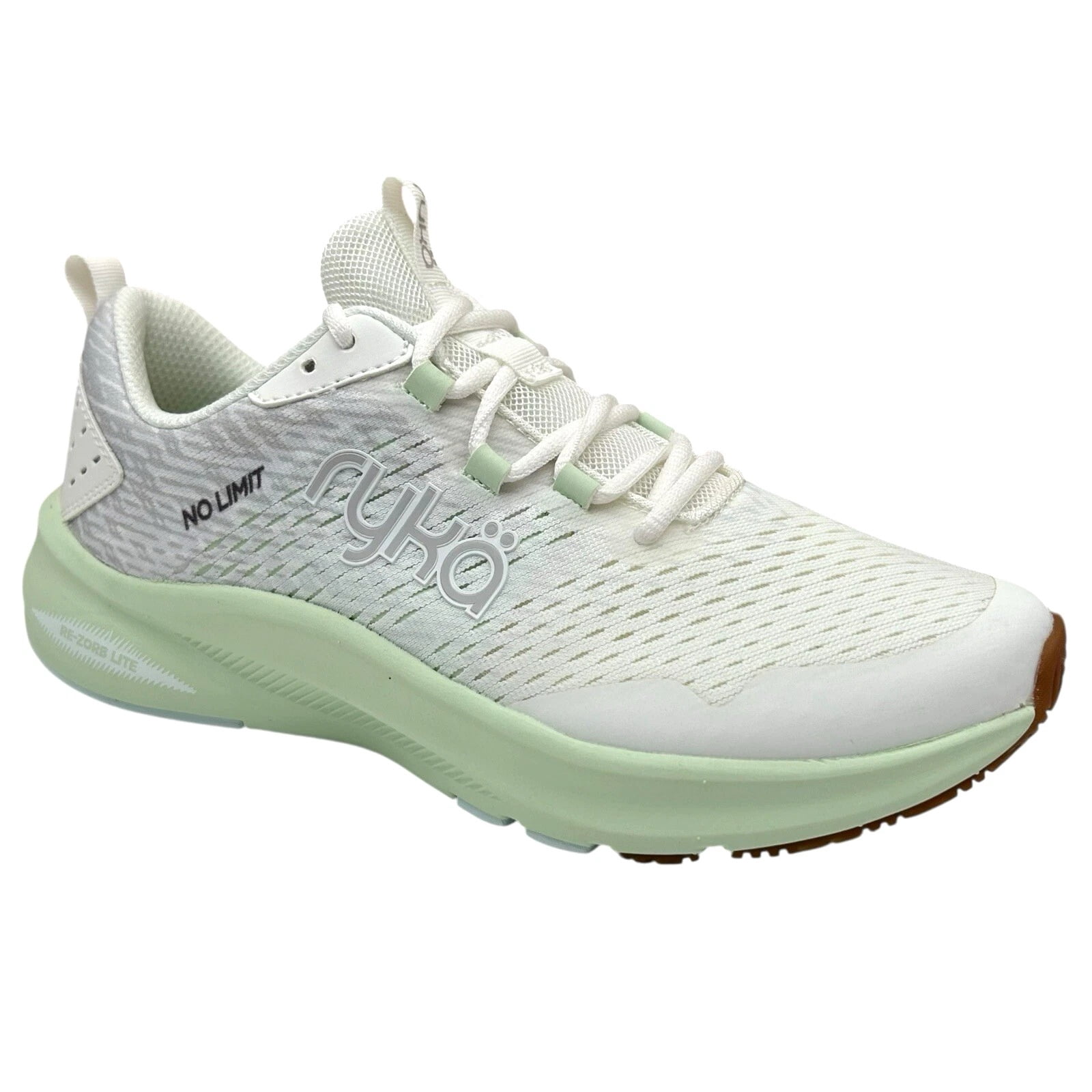 Ryka No Limit Women’s Athletic Sneakers Size 9 White-Green Flexible ...