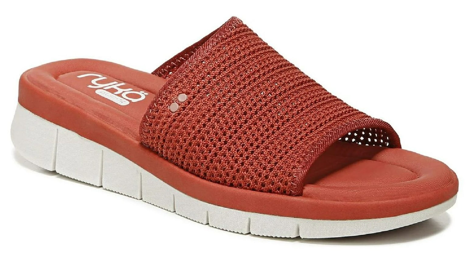 Ryka Women's Ellie Slide Sandal Adobe Red 10W - Walmart.com