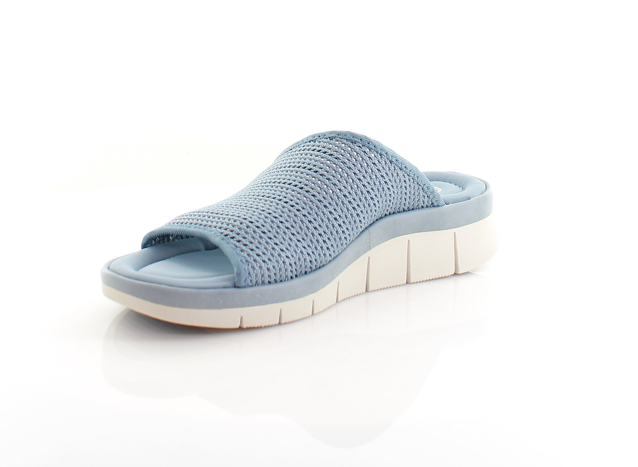 Ryka Women's Ellie Slide Sandal Blue 9.5M - Walmart.com