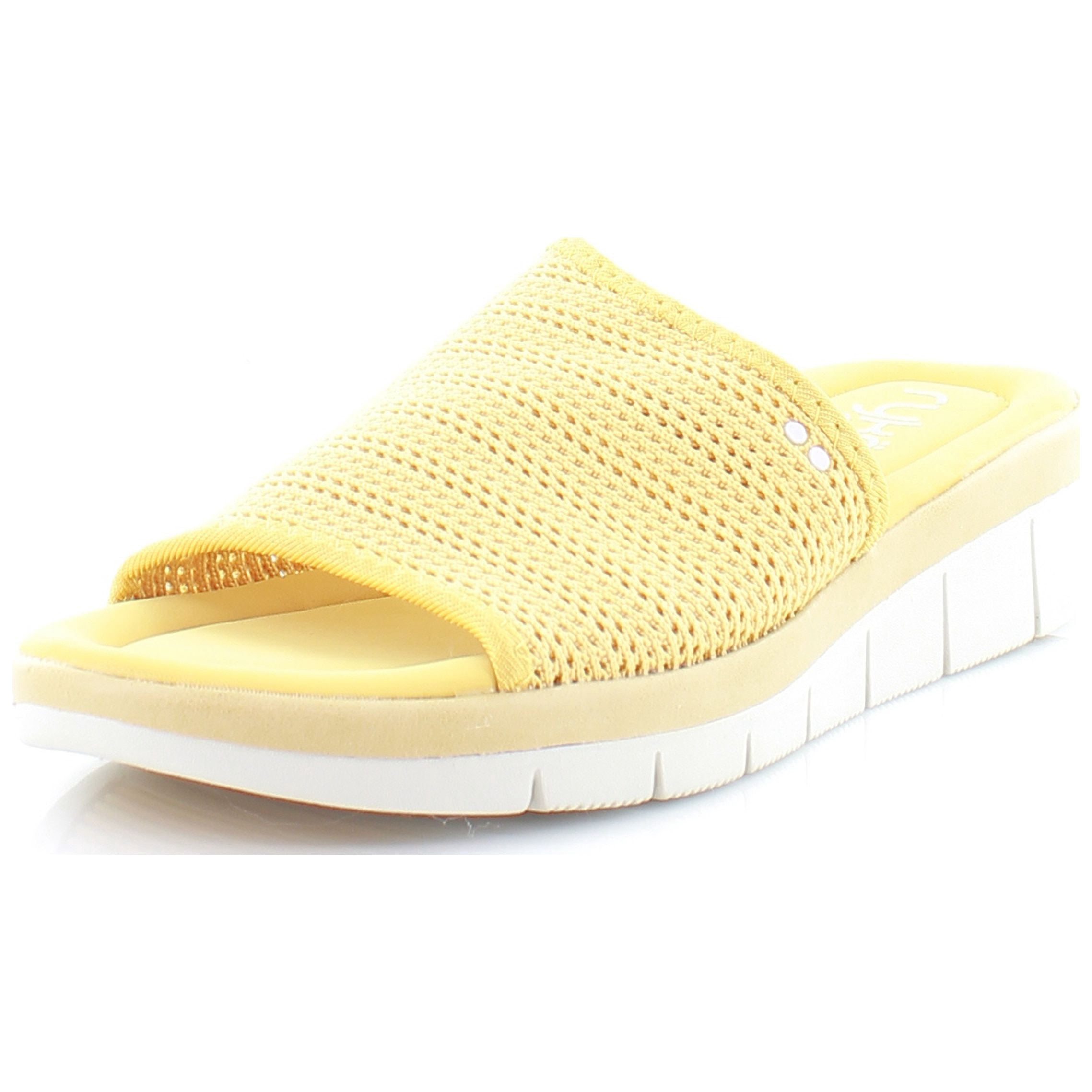 Ryka Women's Ellie Slide Sandal Yellow 9M - Walmart.com