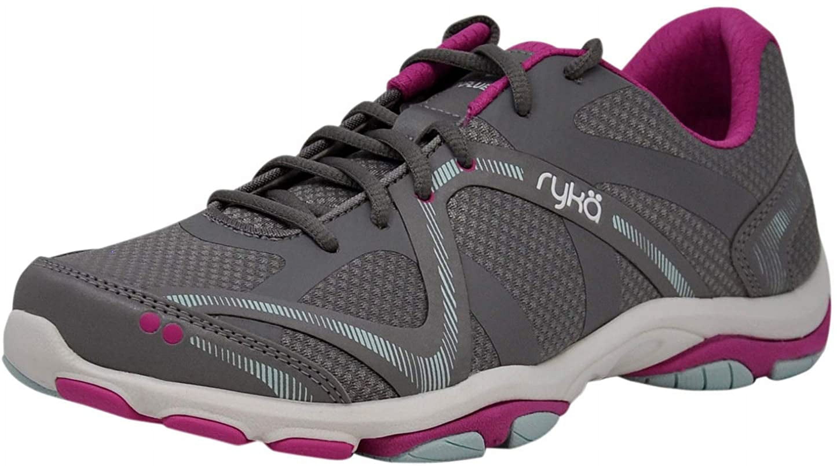 Ryka Women's Influence Cross Training Shoe, Frost Grey/Rose/Pale Aqua 7 ...