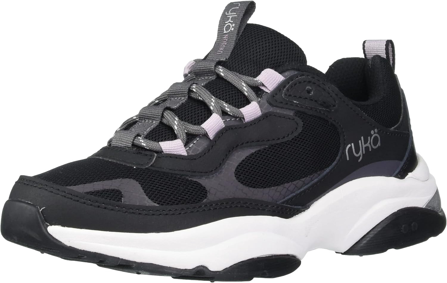 Ryka Women's Noriko Walking Sneaker Black Exotic 9M - Walmart.com