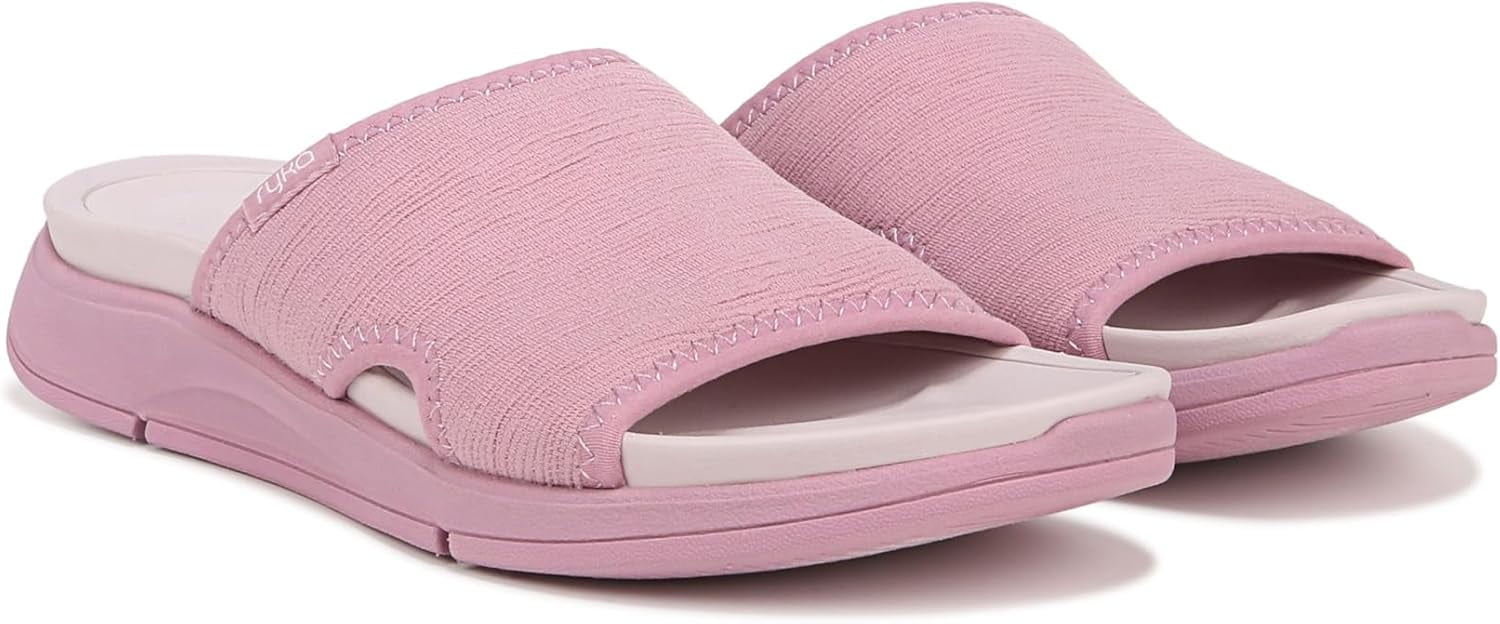 Ryka Women's Transcend Recovery Slide Sandals Vintage Rose 7M - Walmart.com