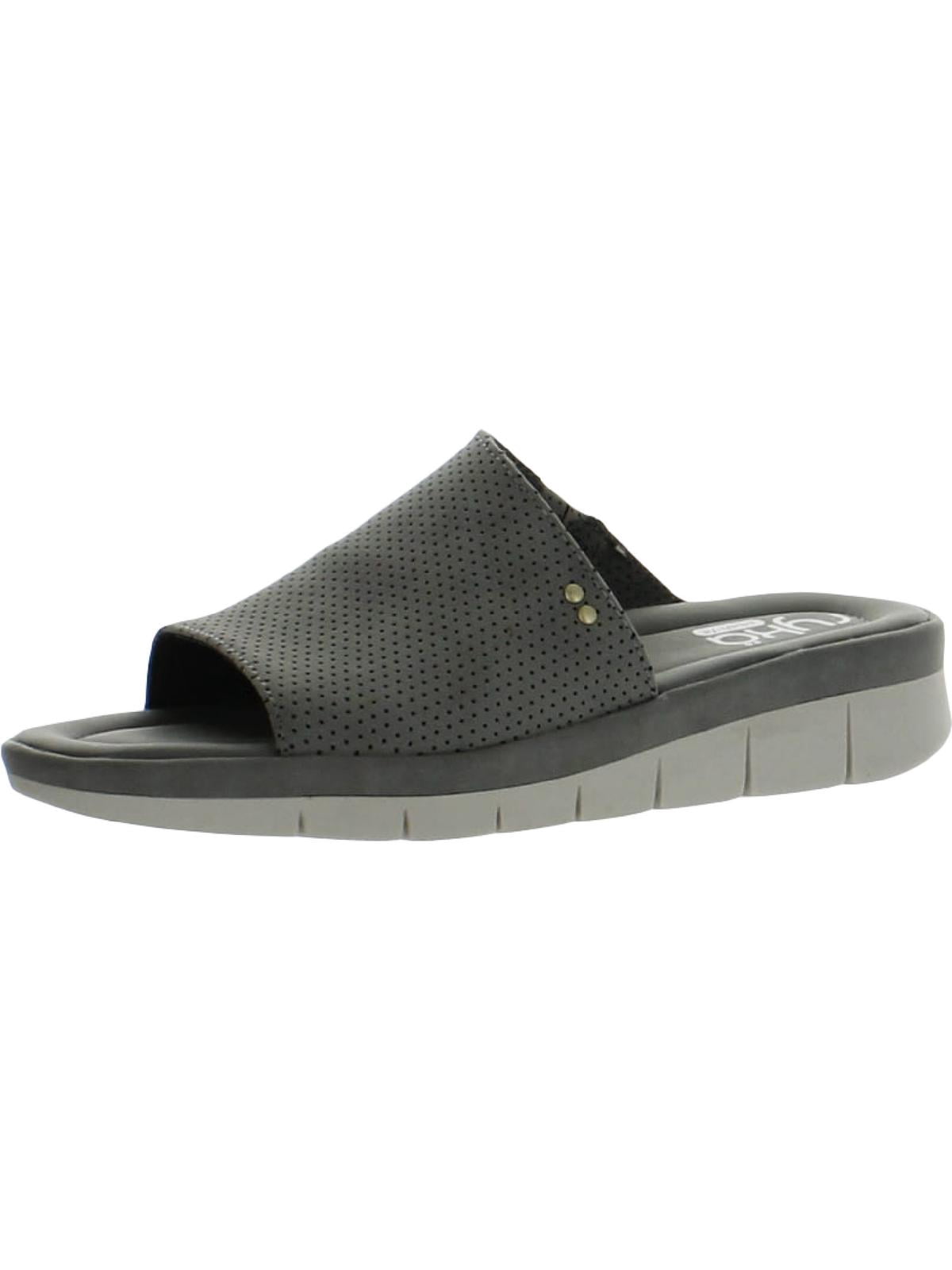 Ryka Womens Ellie Open Toe Slip On Wedge Sandals - Walmart.com